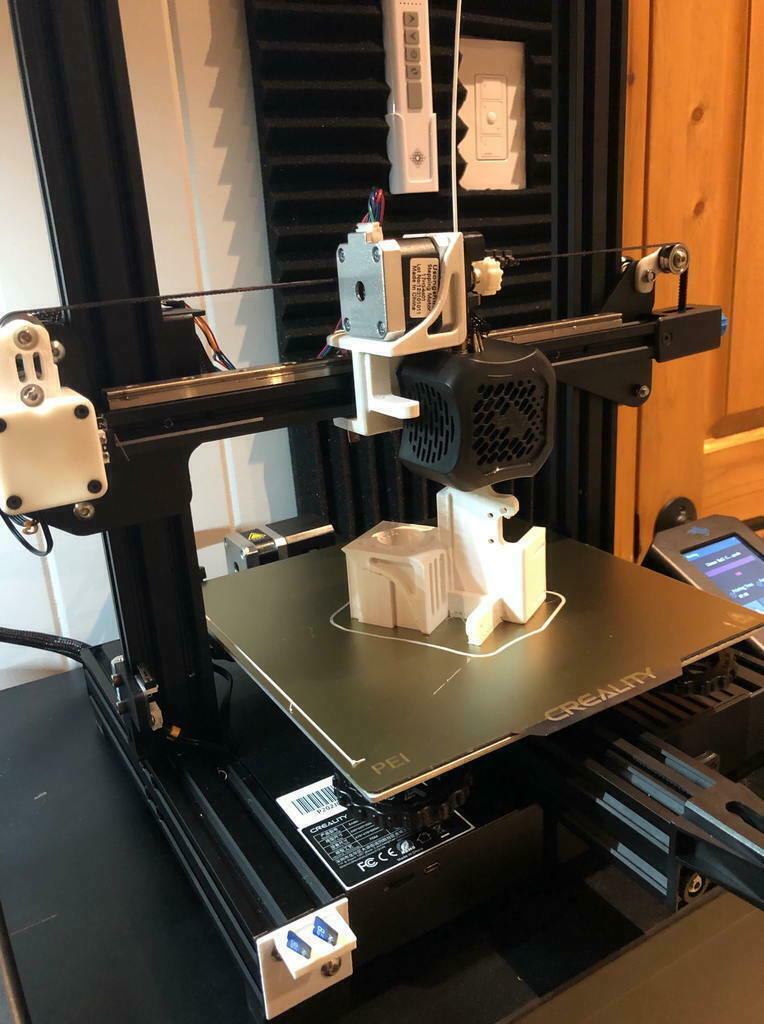 STL file Ender 3 V2 Linear Rail Direct Drive X-Axis Conversion V1 🧞‍♂️ ...
