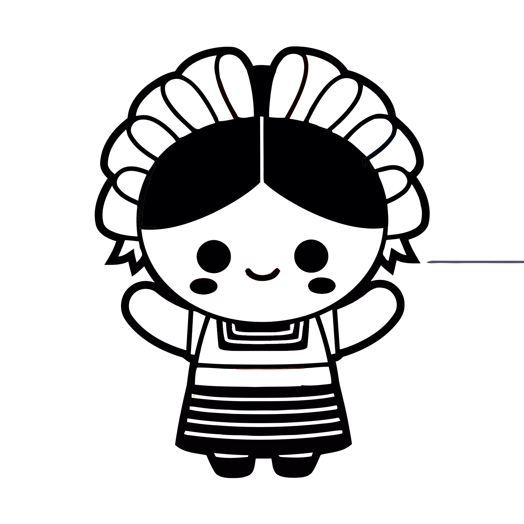 Archivo STL Cookie Cutter 15 de Septiembre Niña・Design para impresora ...