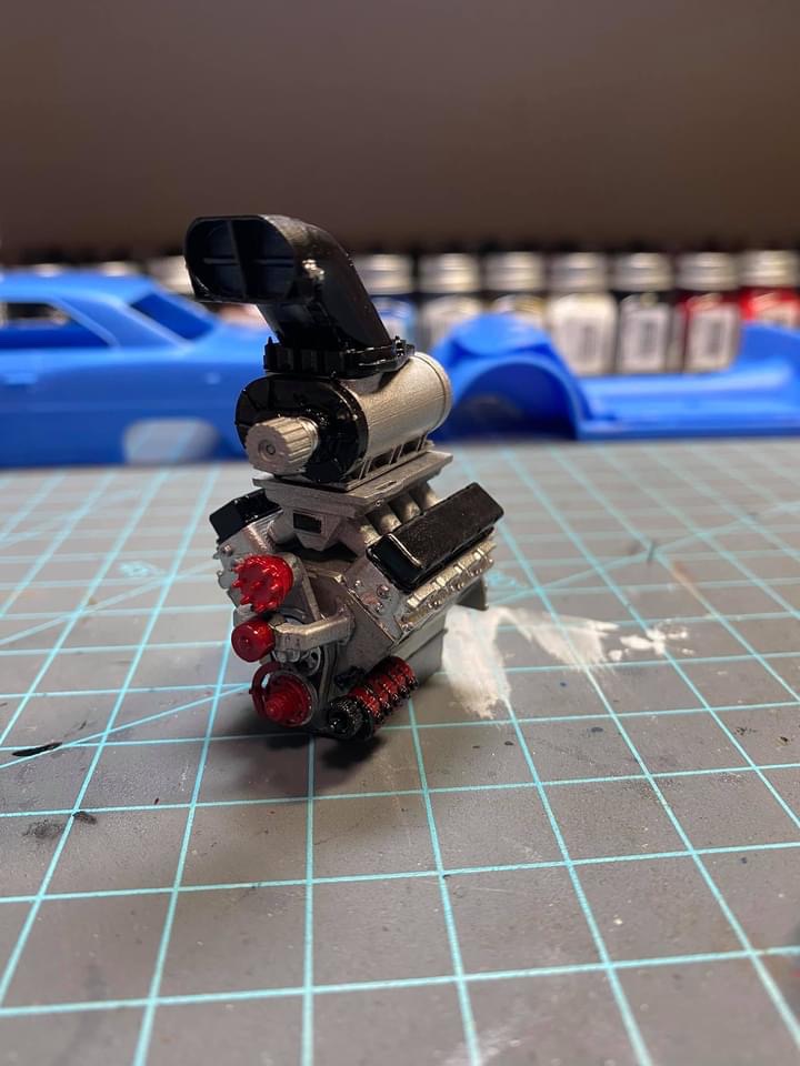 STL file PSI Blown BBC Outlaw Engine Supercharged Pro Mod 🏎️・3D ...