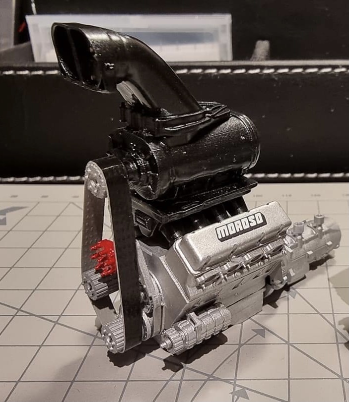 STL file PSI Blown BBC Outlaw Engine Supercharged Pro Mod 🏎️・3D ...