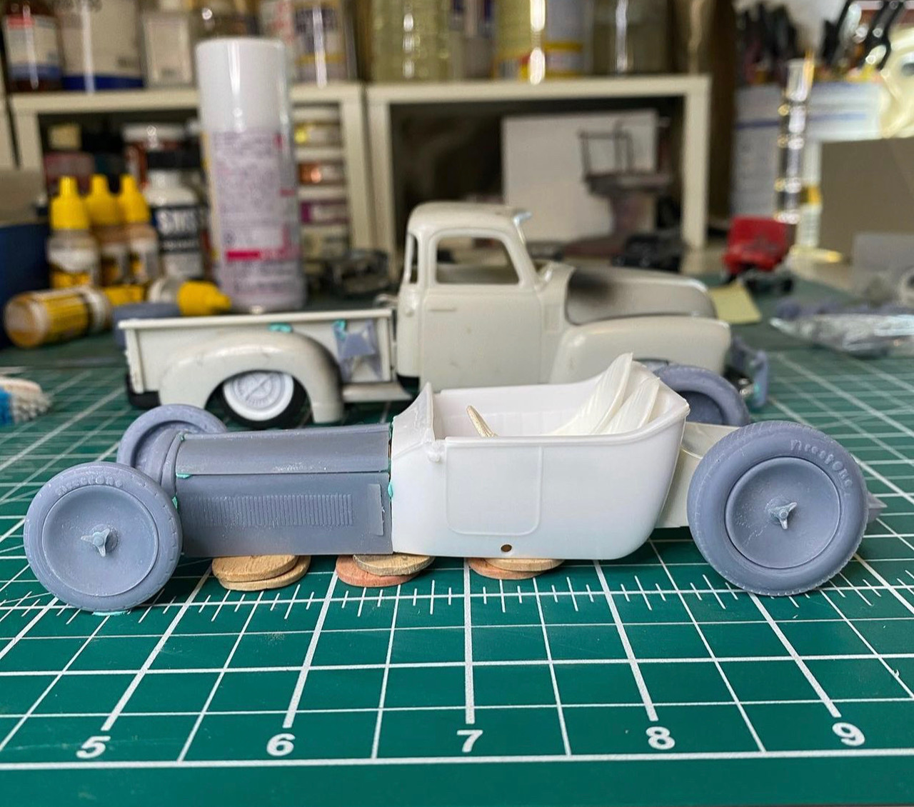 STL file Hot Rod Dirt Racing Wheels & Tires w Spinner 🥵・3D printable ...