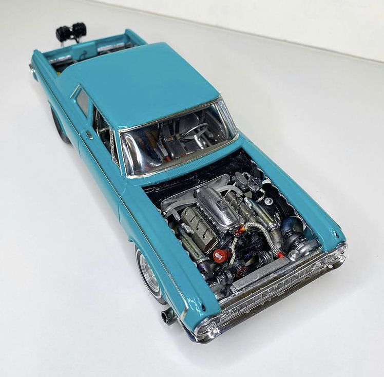 STL file Twin Turbo Hemi Supercharged Complete High Detail 3D print ...