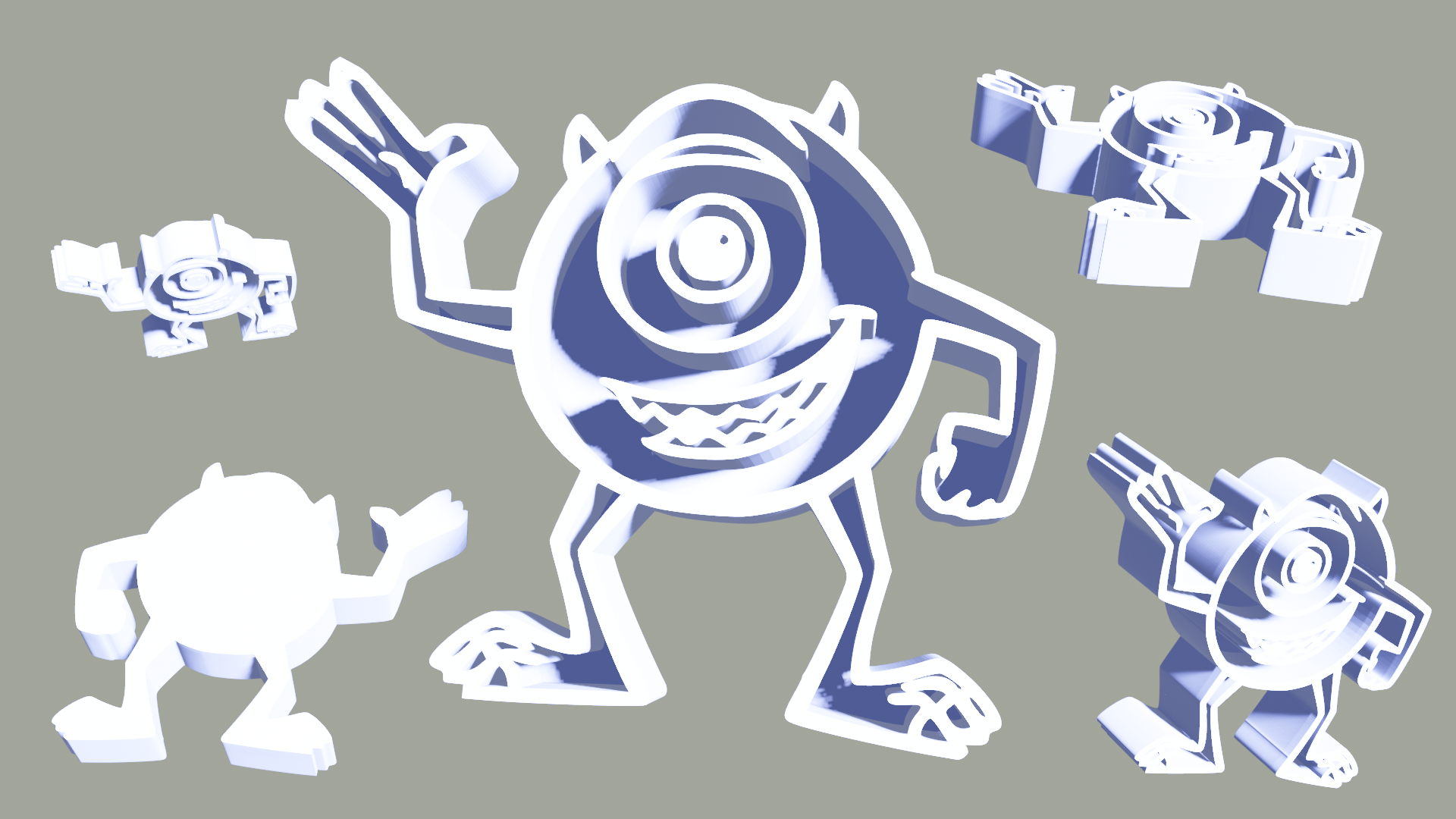 STL file Mike Wazosky CookieCutter・3D print object to download・Cults
