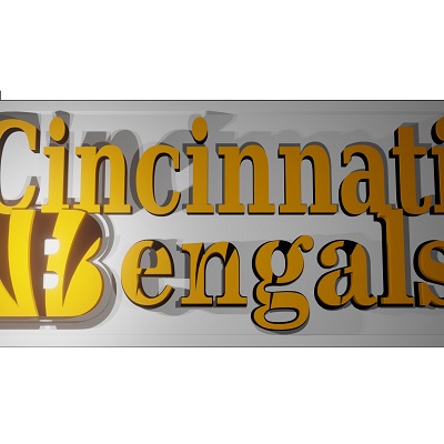 3D file Bengals logo banner・3D print object to download・Cults