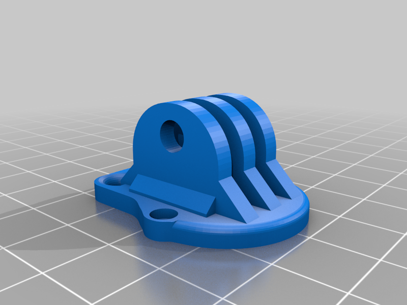 Free STL file Gopro Mount for crocodile Baby・Model to download and 3D ...