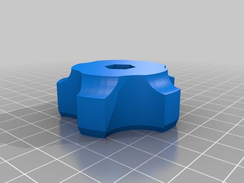 Free 3D file 1.25" Star Knob for tool ⭐・3D printer design to download・Cults