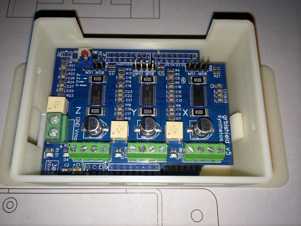 Free 3D file Grbl Shield CNC Controller Enclosure 🛡️・3D print design to ...