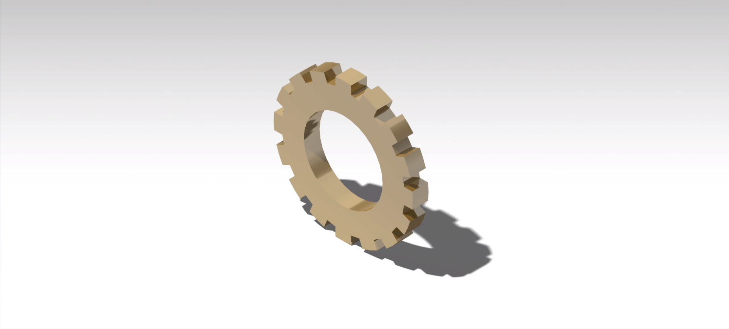 Бесплатный STL файл Spur Gear ( Square teeth ) ⚙️・3D-печатная модель ...