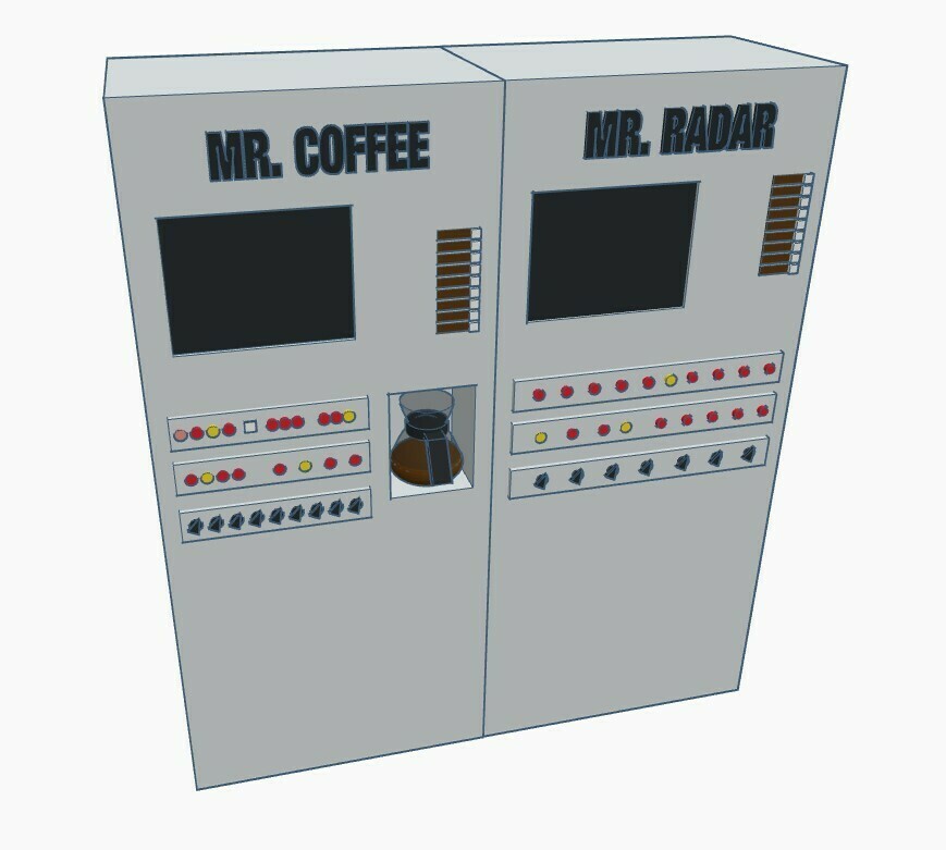 Free STL file Spaceballs - Mr. Coffee and Mr. Radar ☕・3D printable ...