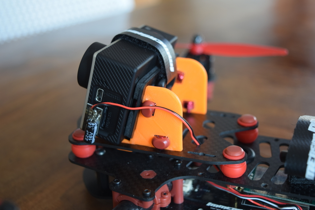 Free 3D file ImmersionRC Vortex 285mm 15° / 22° GoPro mount for Recleiner Kit・3D printing ...