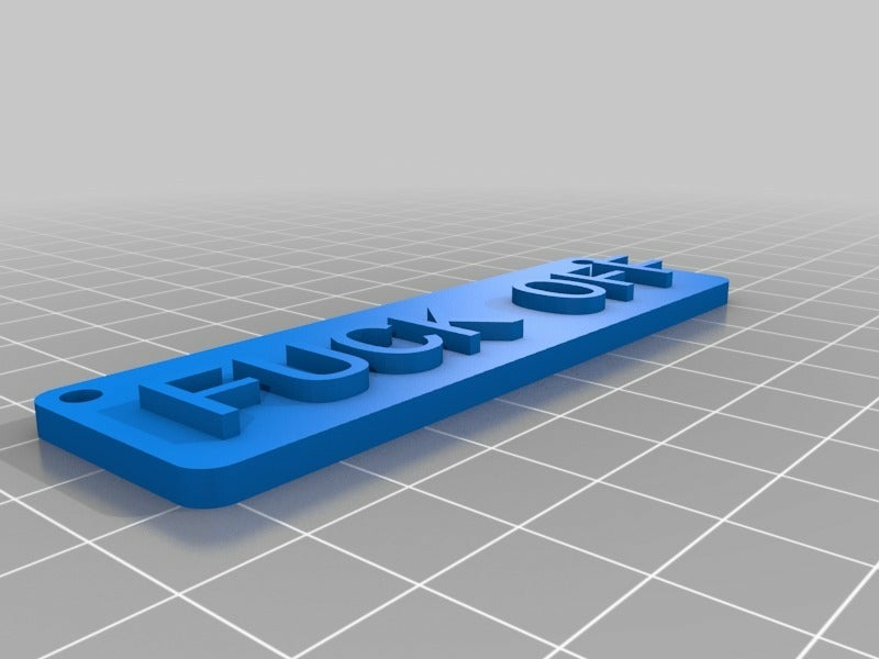 Free STL file F OFF・Design to download and 3D print・Cults