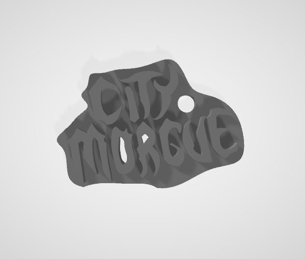 Файл STL CITY MORGUE LOGO・3D-печатная модель для загрузки・Cults