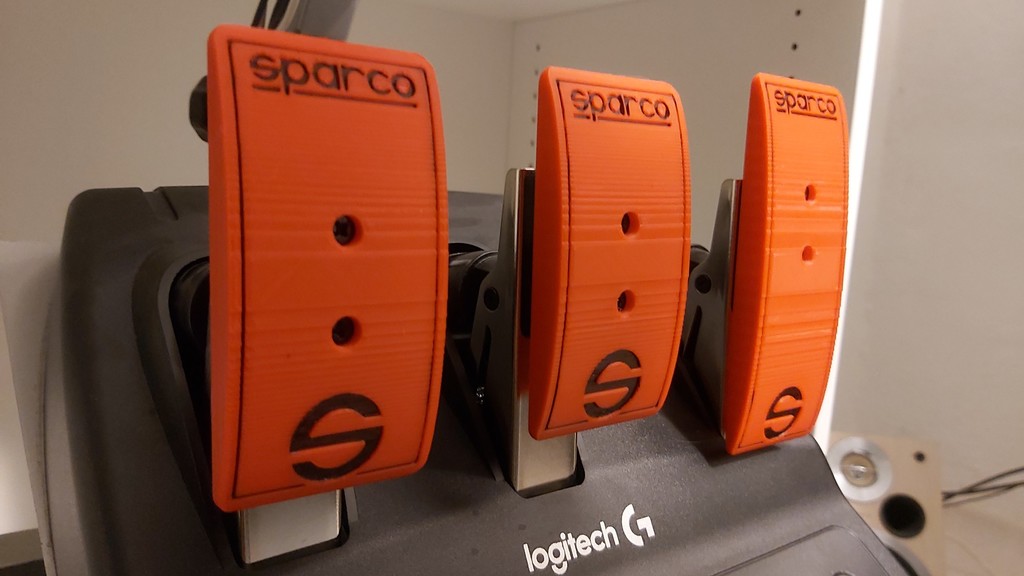 Archivo 3D gratis Simracing Adaptador Logitech Pedal Sparco・Plan ...