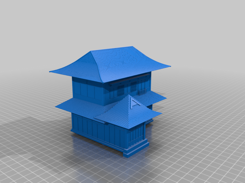 Free 3D file Japanese House STL+F3D・3D print design to download・Cults