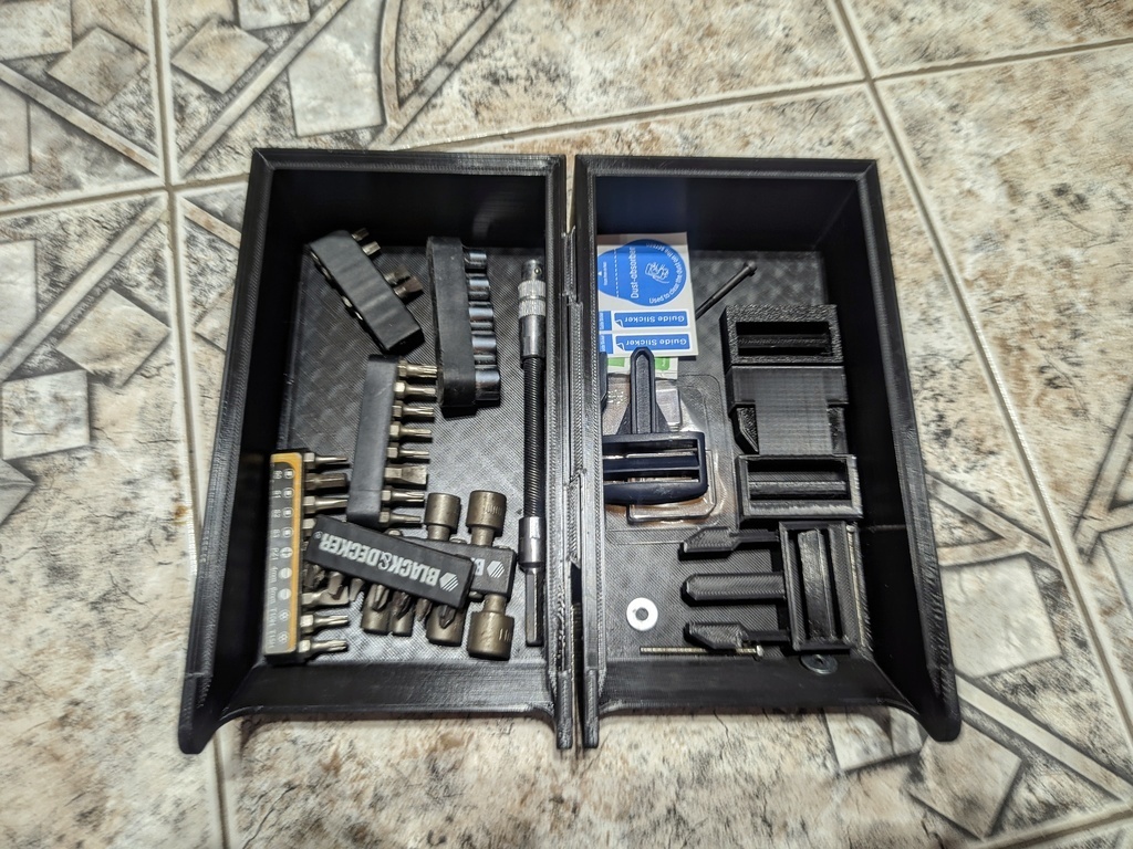 Free 3D file Stackable Interlocking Trays - Left/Right with Flat Sides ...