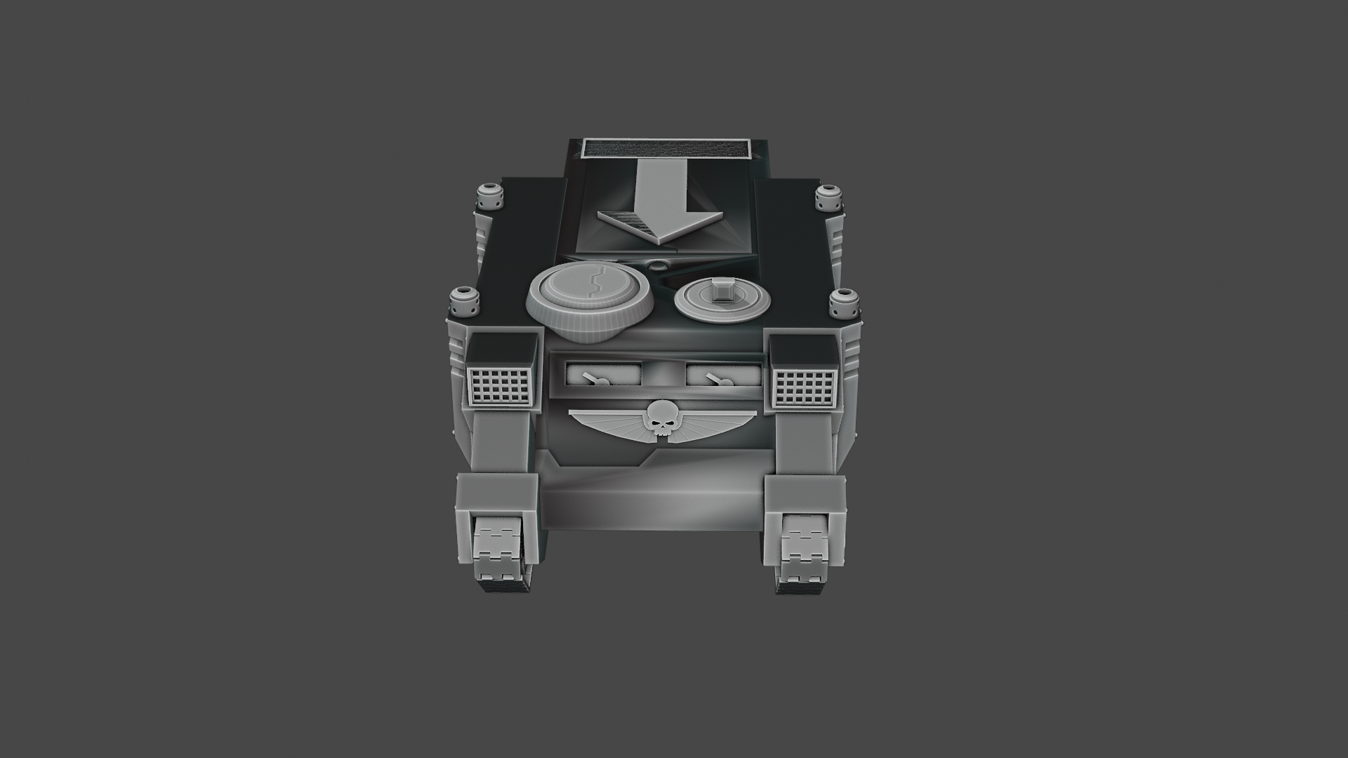 STL file Space soldiers transport tank・Model to download and 3D print・Cults