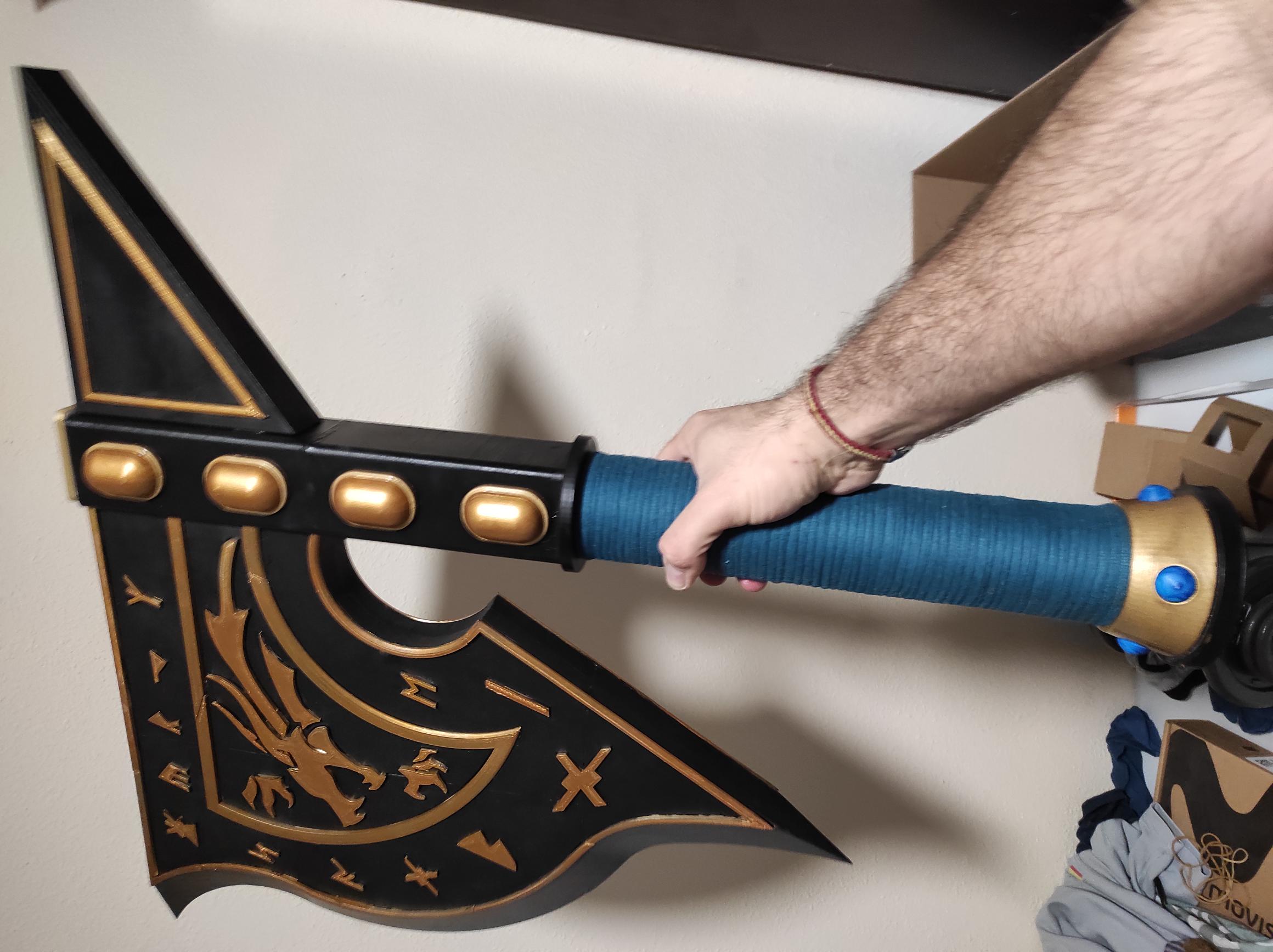 STL file Gotrek Gurnisson Magic axe 🪄・3D printer model to download・Cults