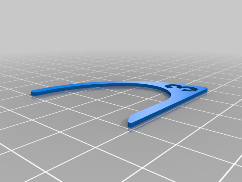 Free STL file Simple template, 3" and 5"・3D printing idea to download・Cults