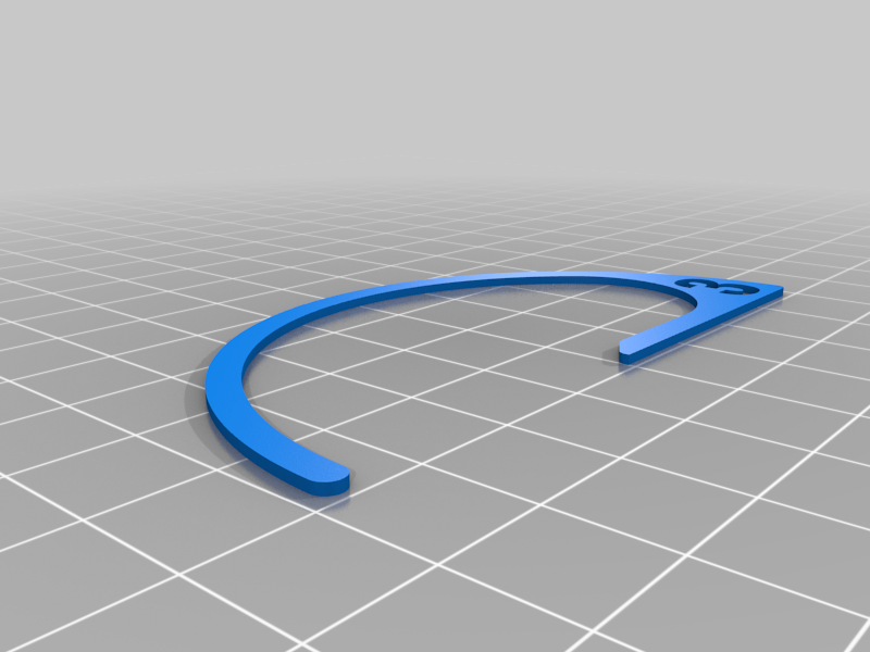 Free STL file Simple template, 3" and 5"・3D printing idea to download・Cults