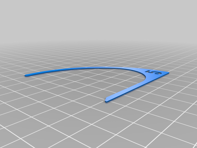 Free STL file Simple template, 3" and 5"・3D printing idea to download・Cults