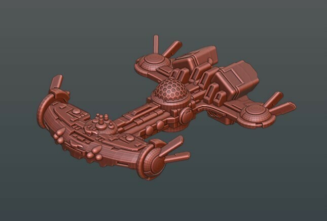 Free 3D file BFG: Tau fleet convertion - Messenger v2 🧸・3D printer ...