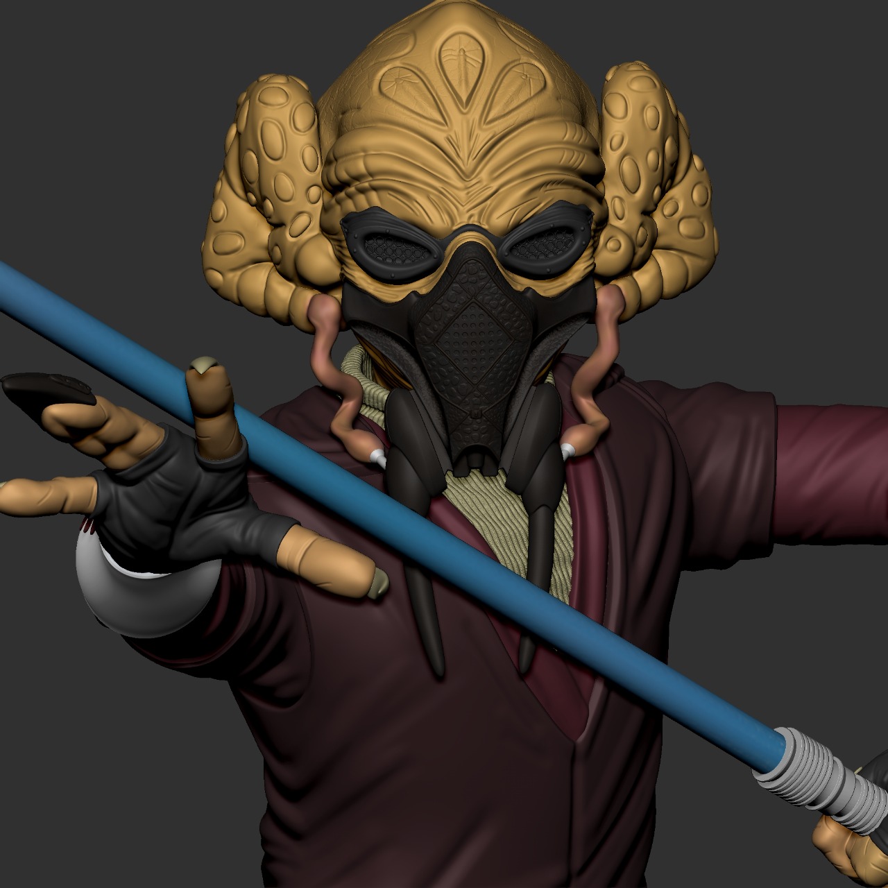 STL file Plo Kloon clone wars 🎨・3D printing template to download・Cults