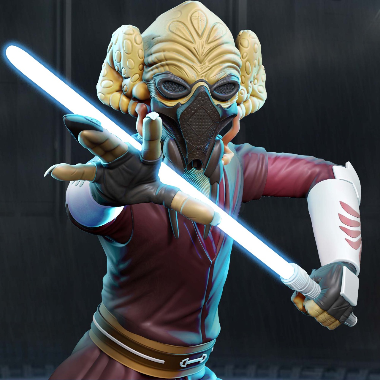 STL file Plo Kloon clone wars 🎨・3D printing template to download・Cults