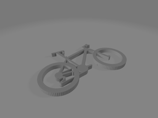 STL file Premium Bicycle Keychain・3D printable model to download・Cults