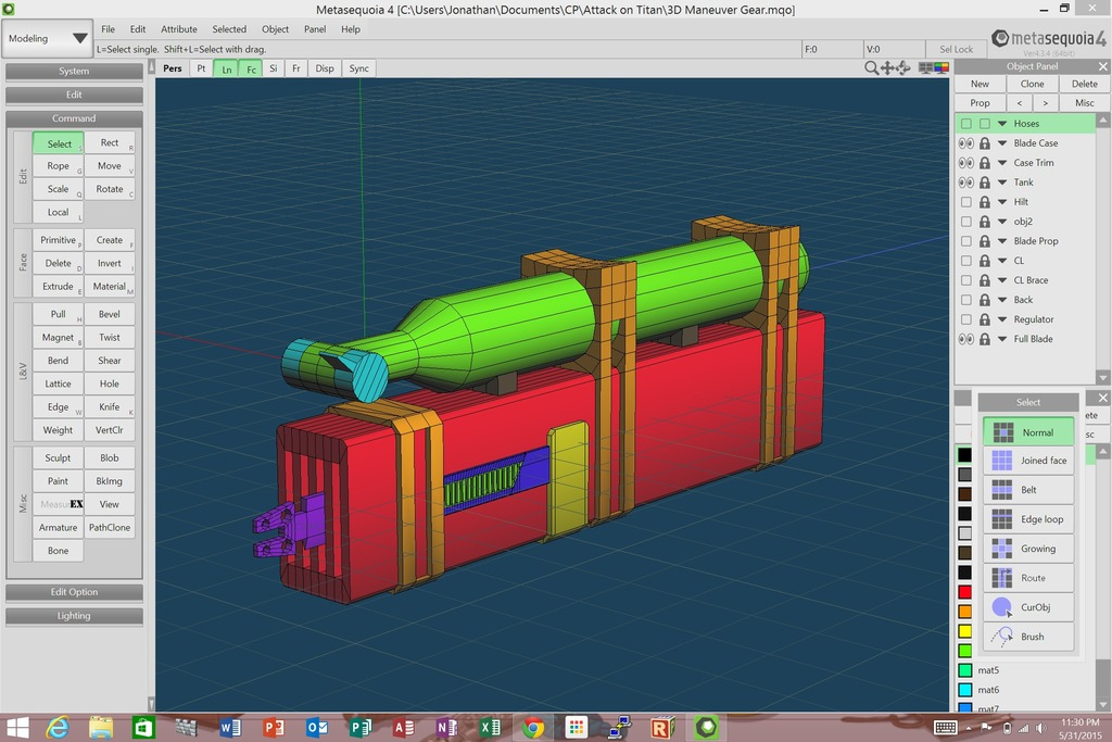 Free 3D file Attack on Titan: 3d maneuver gear ⚙️・3D printing template ...