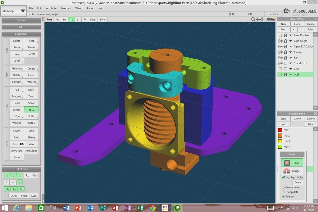 Fichier 3D gratuit Plaque de base Rigidbot E3D v6 🧞‍♂️・Design pour ...