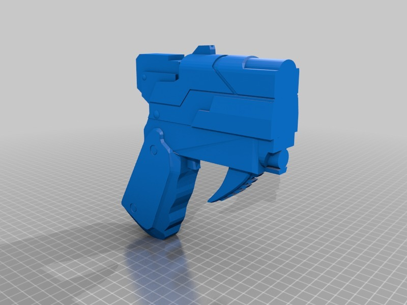 Free 3D file The Arkham Knight's Gun 🔫・Template to download and 3D ...