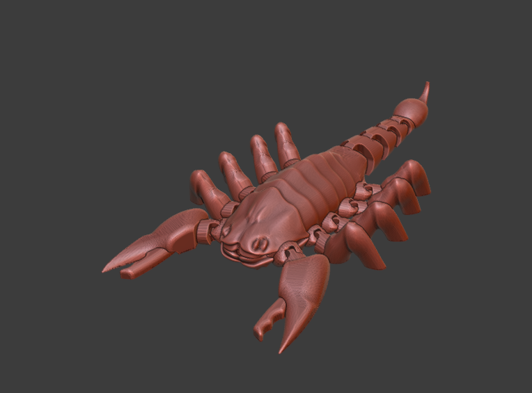 Free STL file Articulated Scorpion!・3D printer design to download・Cults