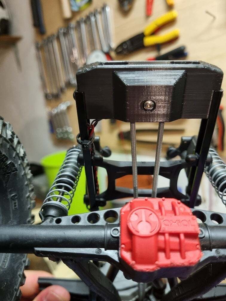 Free STL file Axial SCX10 II Honcho rear bumper for DSM Rapid Recovery ...