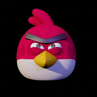 Free STL file Red (Angry Birds)・Design to download and 3D print・Cults