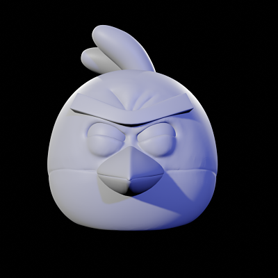 Free STL file Red (Angry Birds)・Design to download and 3D print・Cults