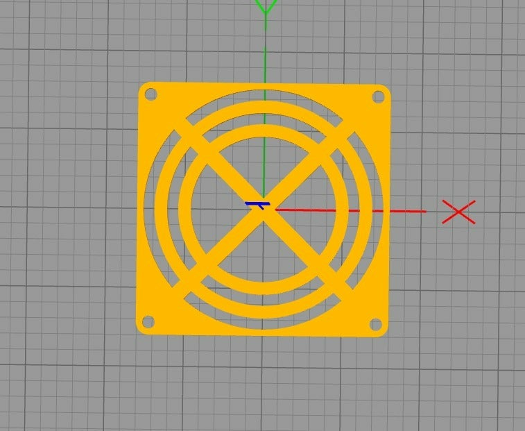 Free STL file 80x80mm Fan Cover 👽・3D printing design to download・Cults
