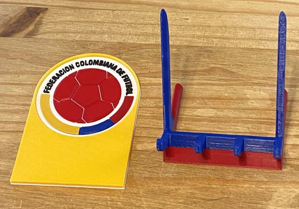 Free STL file Colombia National Soccer Team Phone Stand 🇨🇴・3D printing ...