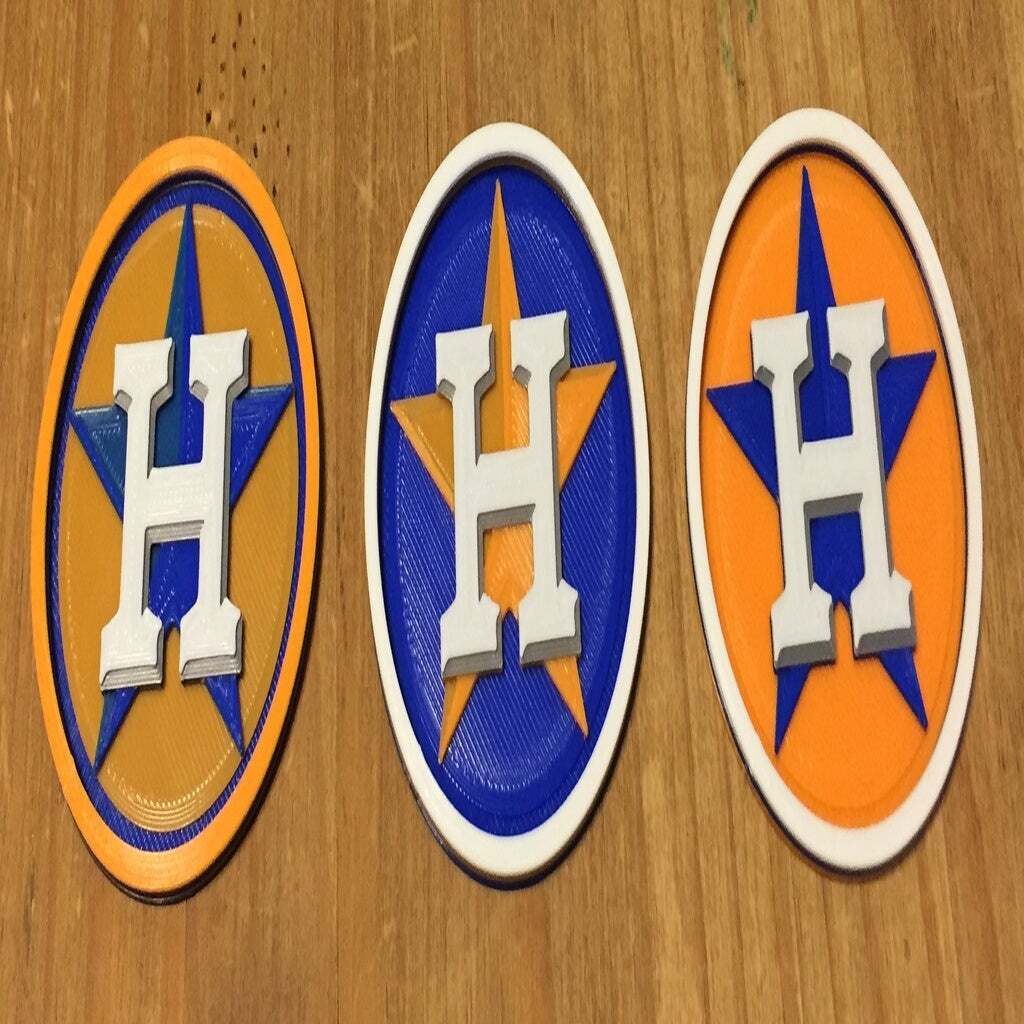 Free STL file USB and Pencil Holder - Houston Astros (Multicolor)・3D ...