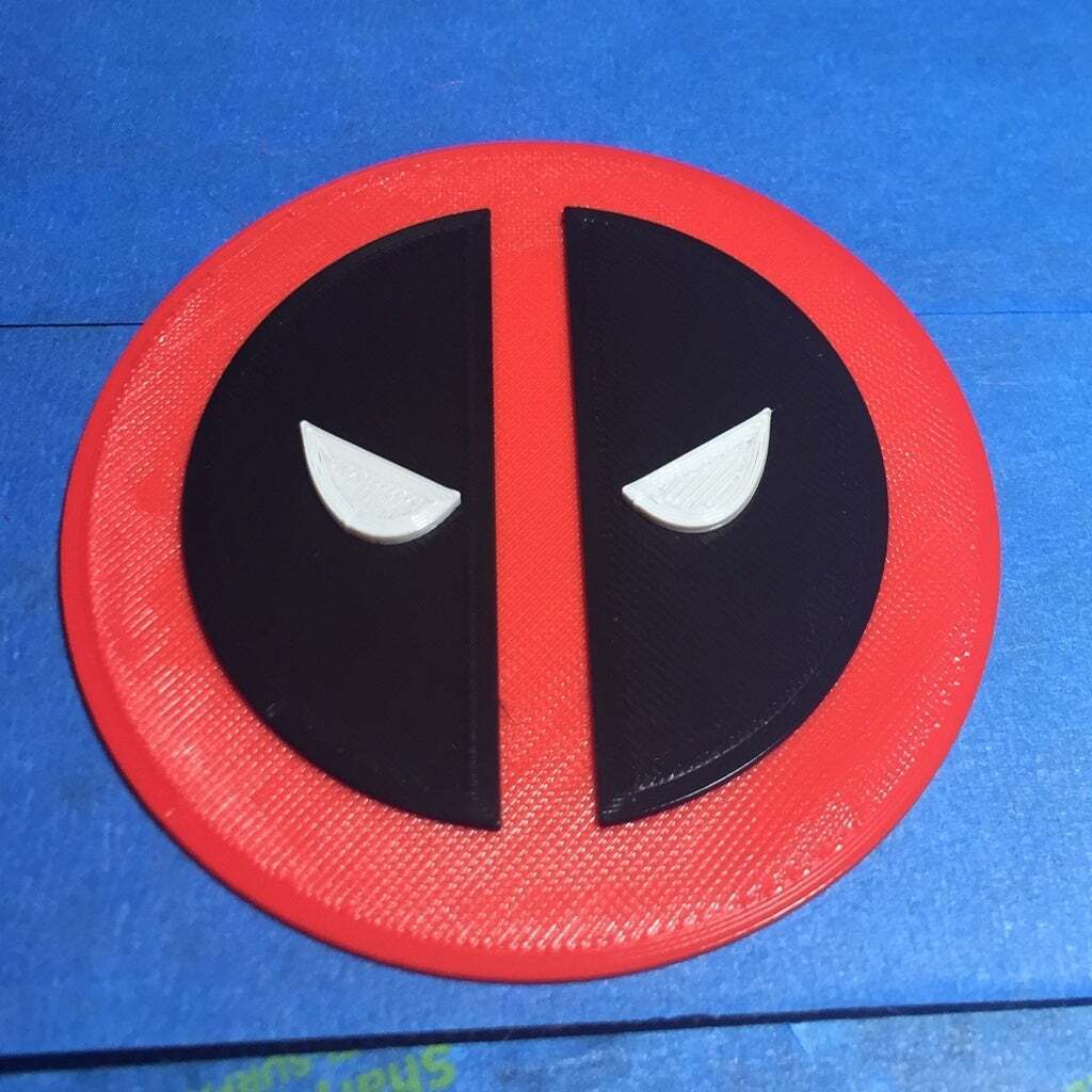 Free STL file Deadpool Coaster・Design to download and 3D print・Cults