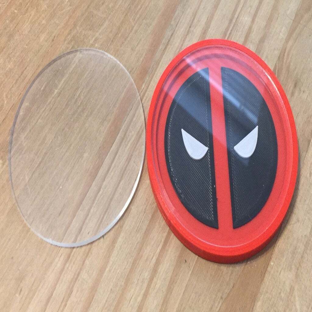 Free STL file Deadpool Coaster・Design to download and 3D print・Cults