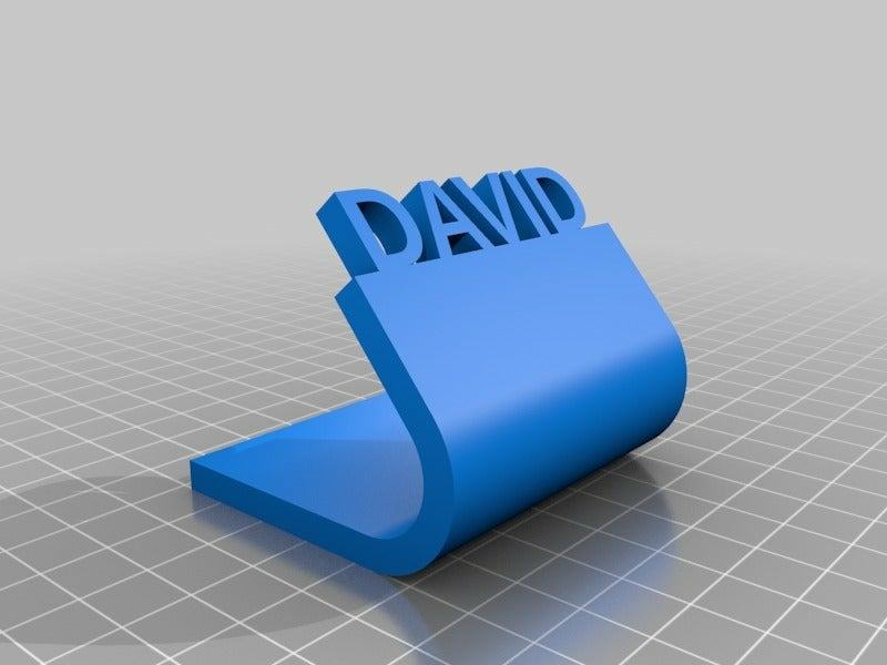 Free STL file DAVID NAME ️・Design to download and 3D print・Cults