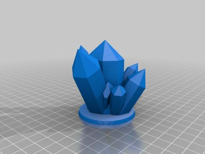 Free STL file Crystal objective target apart from base・3D printer model ...