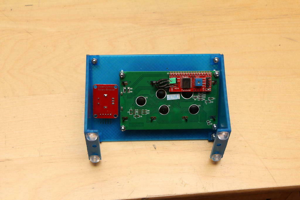Free STL file Panel with display(20x4) and rotary encoder・3D printable ...