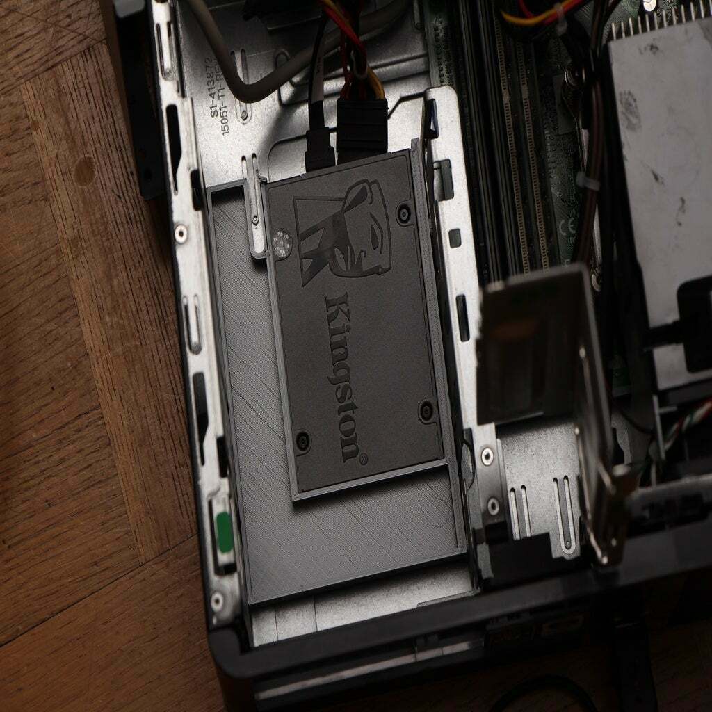 Free STL file HP 3.5" HDD to SSD tray・3D printing model to download・Cults