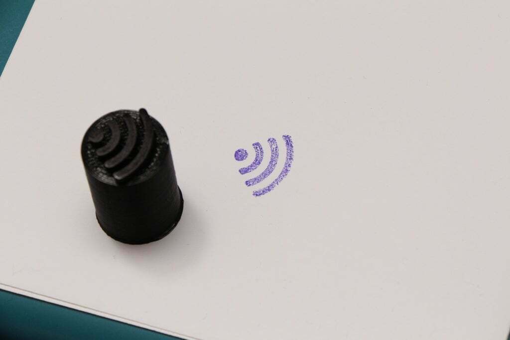 Free STL file NFC Stamp・3D printing template to download・Cults