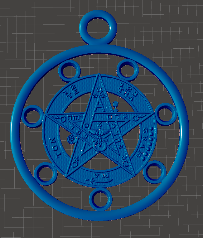 STL file Tetragram Pendant・Design to download and 3D print・Cults