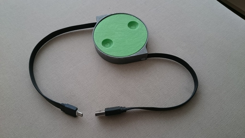 Free 3D file USB retractable flat wire・3D printing model to download・Cults