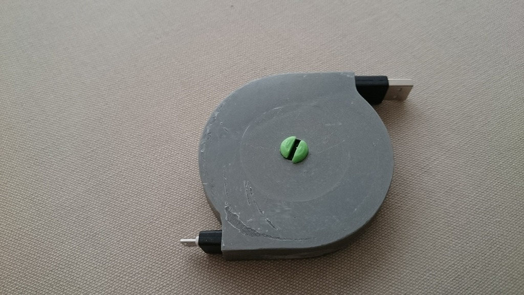 Free 3D file USB retractable flat wire・3D printing model to download・Cults