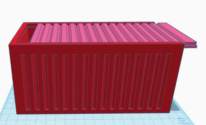 STL file sea container・3D printer design to download・Cults
