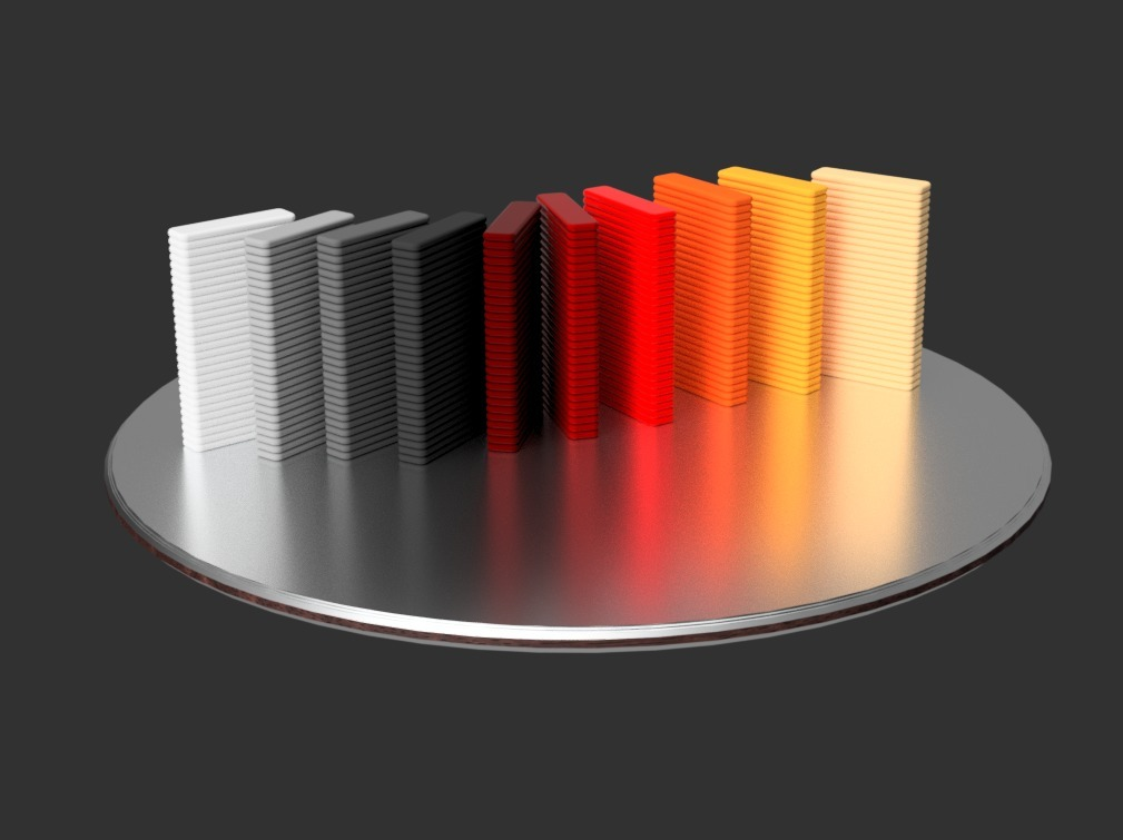 Free 3D file Colour-Material Filament Sample 🪢・3D printing design to ...